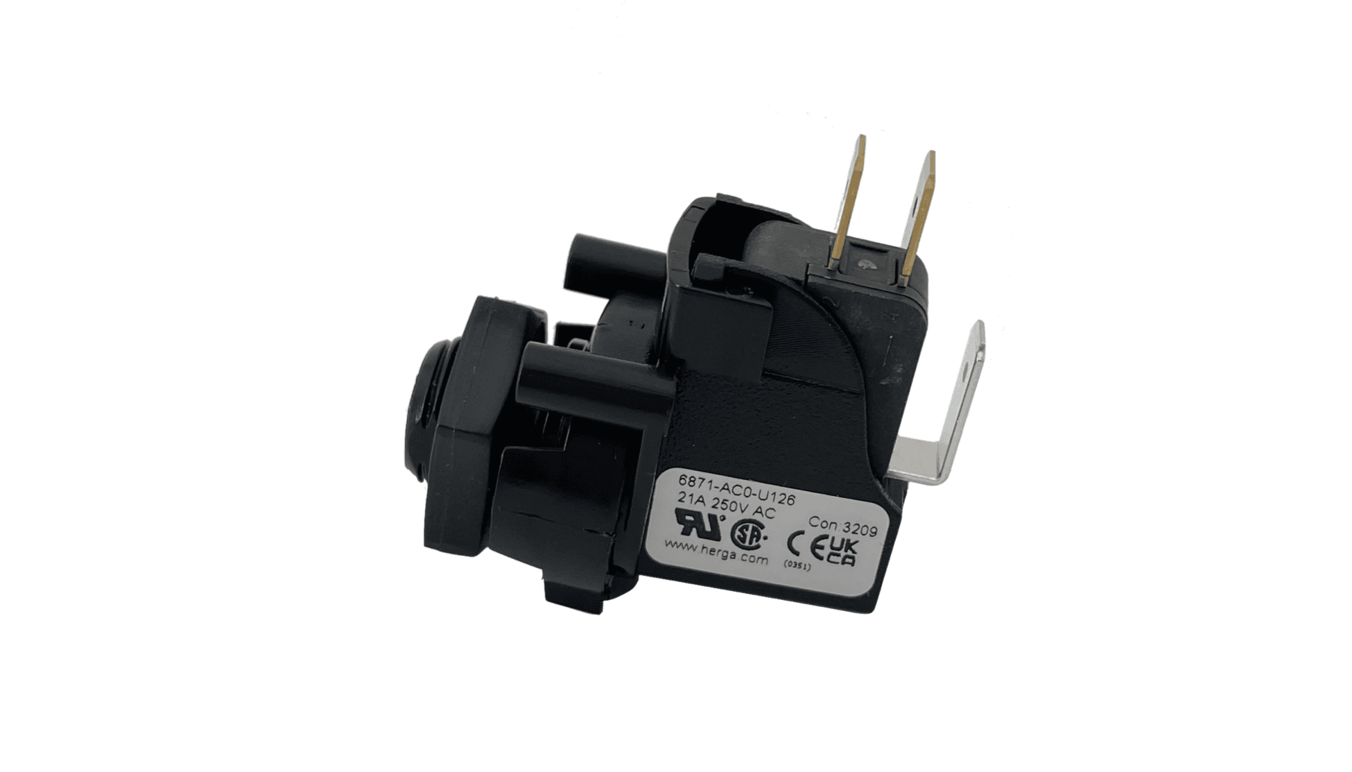 6871-AC0-U126 | Commutateur à air UL| Contact maintenu| HERGA